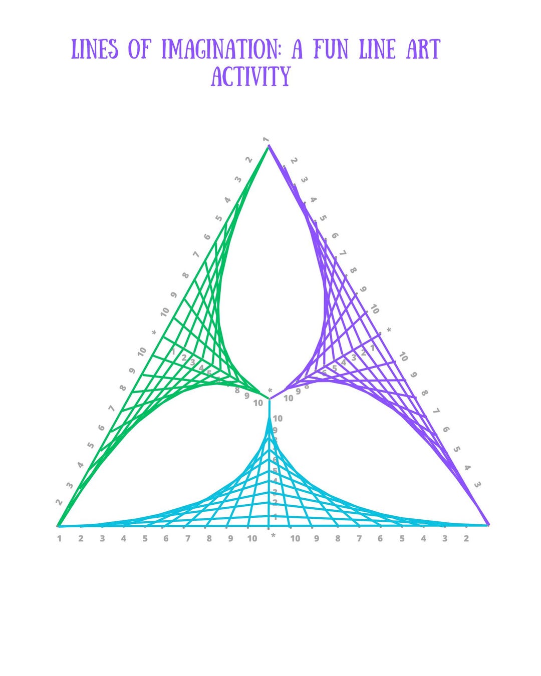 Parabolic Line Art Template_1 - Etsy