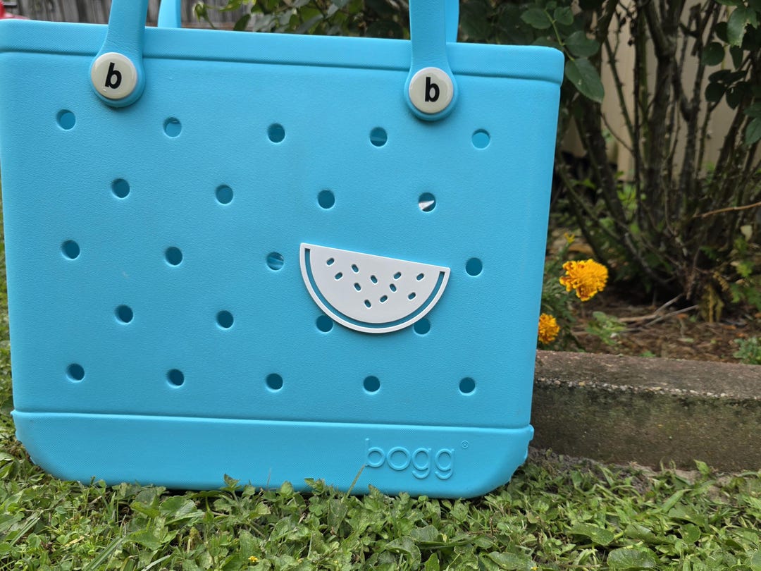 Watermelon Bogg Bag Charm – Summer Bag Accessory, Bogg Bag Bling, Pool ...