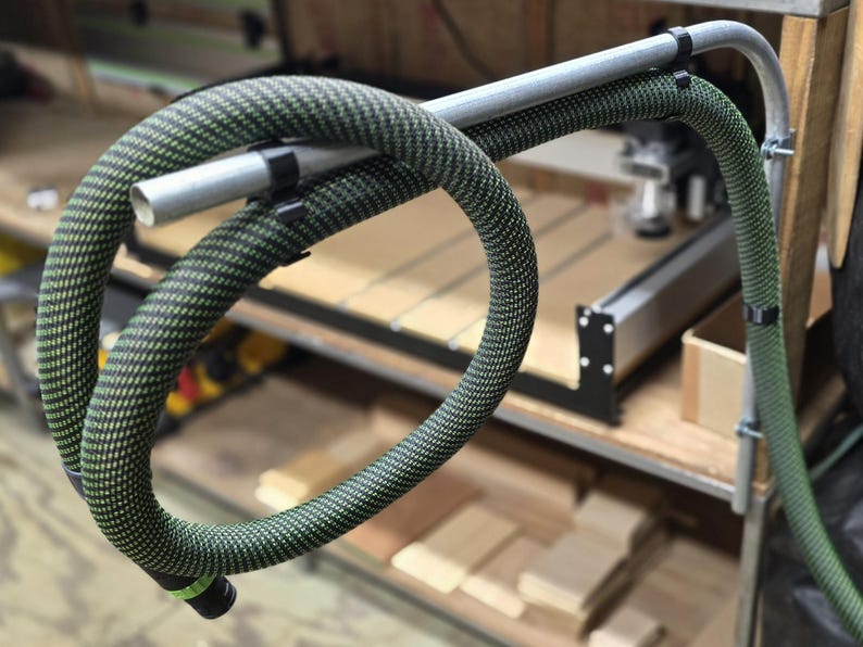 Festool Hose to 3/4 EMT Hook | DIY Boom Arm Accessory | Keep Dust ...