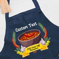 Personalized Western Chili Cook off Champion Apron: High Quality, Stain ...