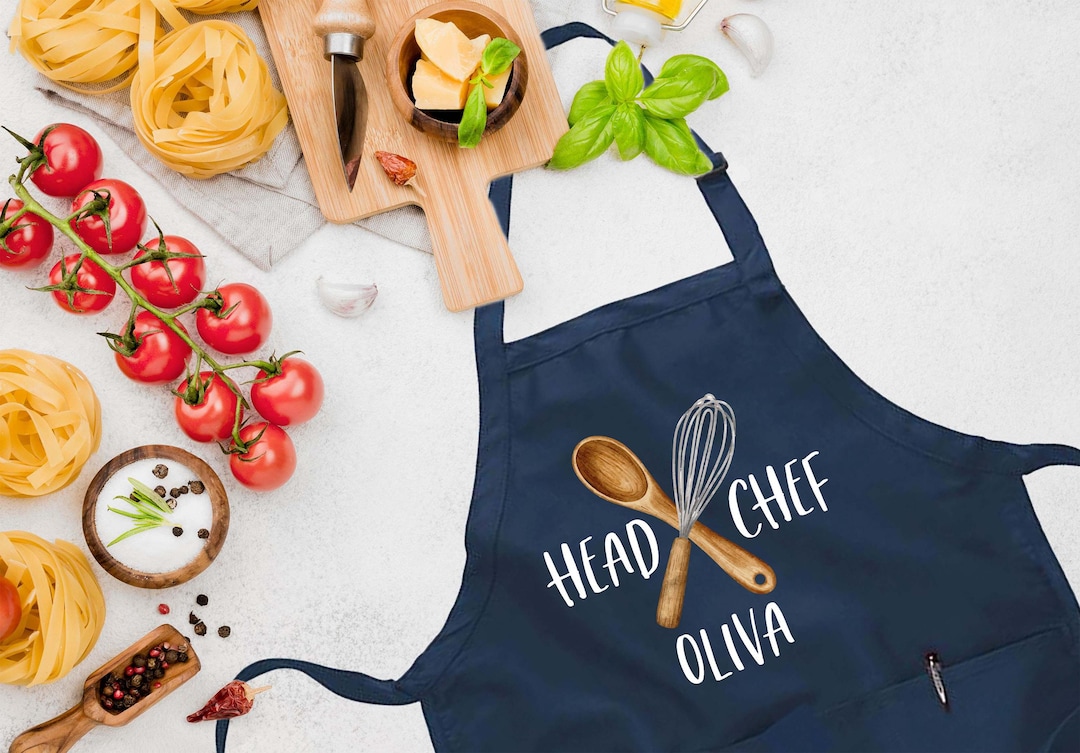 Chef Apron; Head Chef / Sous Chef Custom Name Apron - Etsy