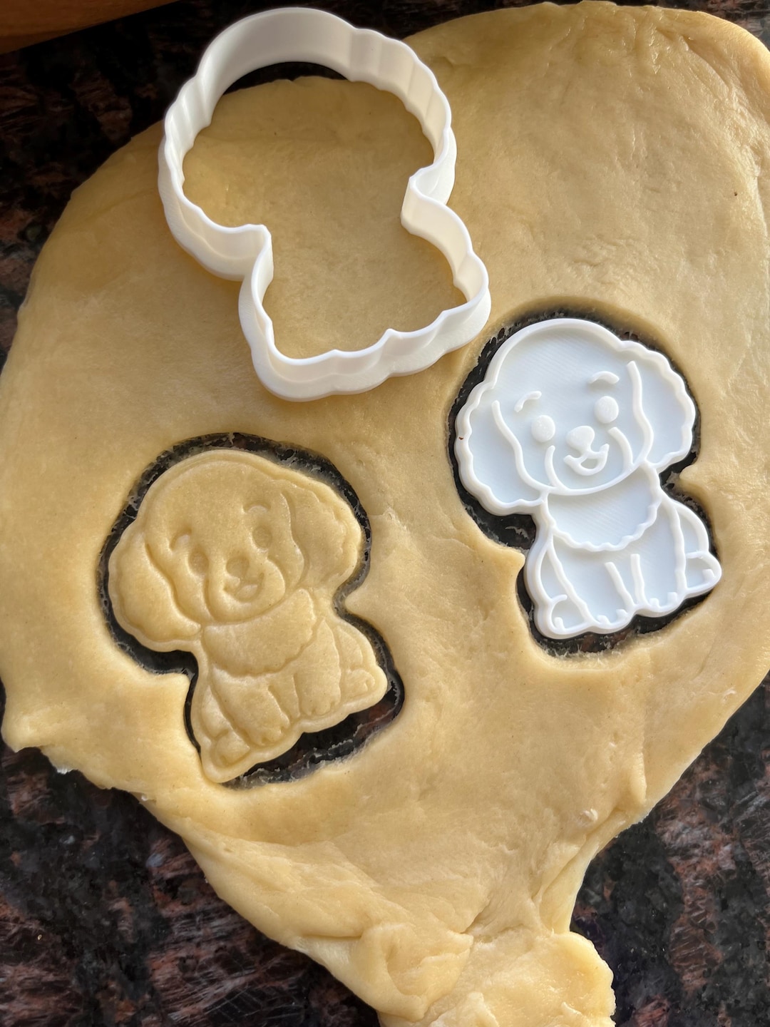 Poodle Cookie Cutter, Dog Treat Maker, Puppy Cookie Mold, Dog Cookie ...