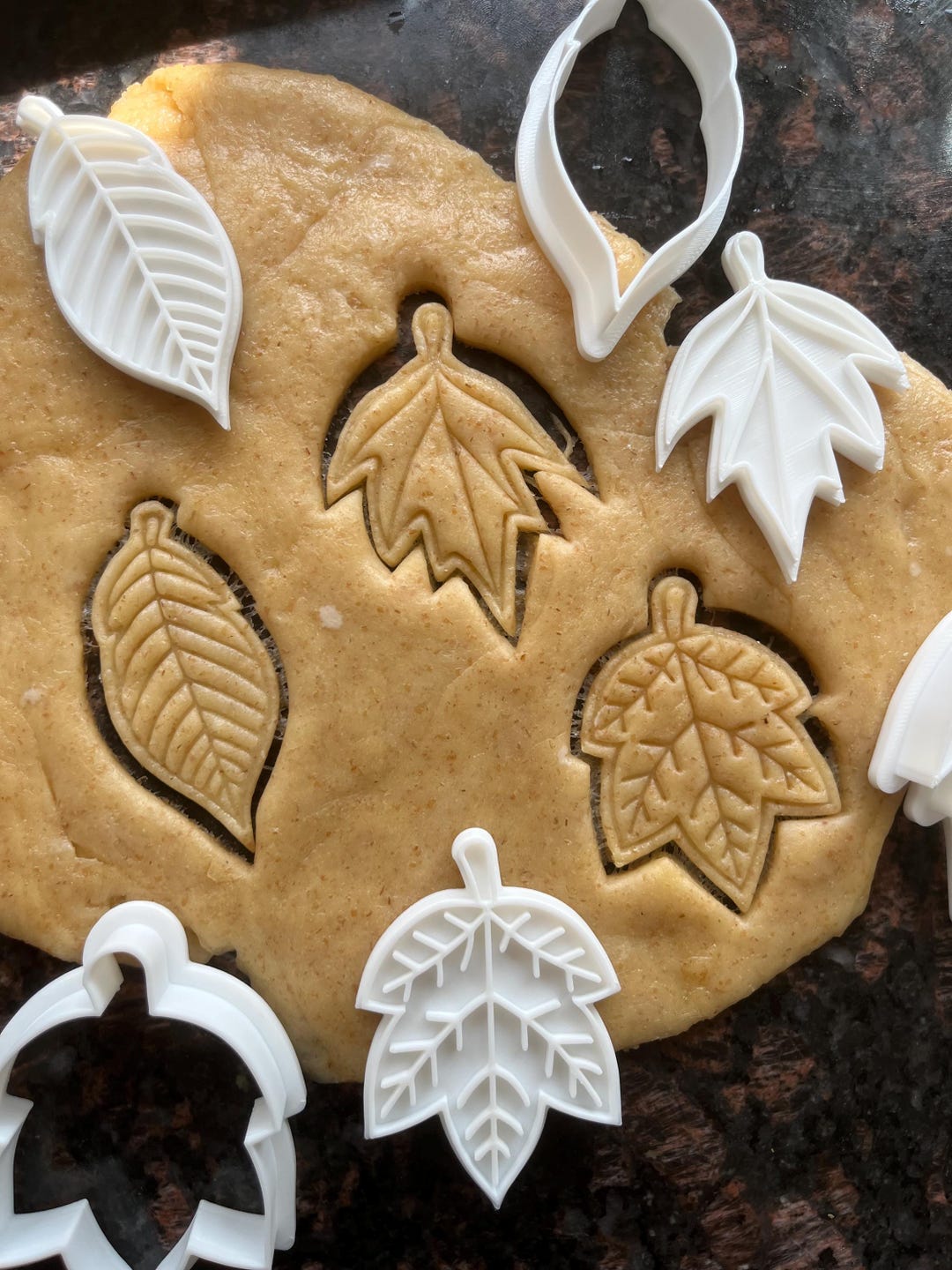 Leaf Cookie Cutter Set, Fall Leaf Cookie Mold, Autumn Polymer Clay ...