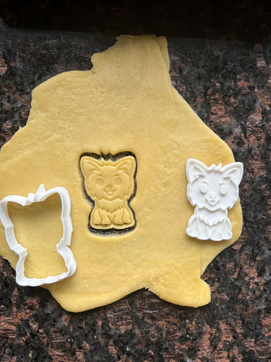 Yorkshire Terrier Cookie Cutter, Dog Treat Maker, Puppy Cookie Mold ...