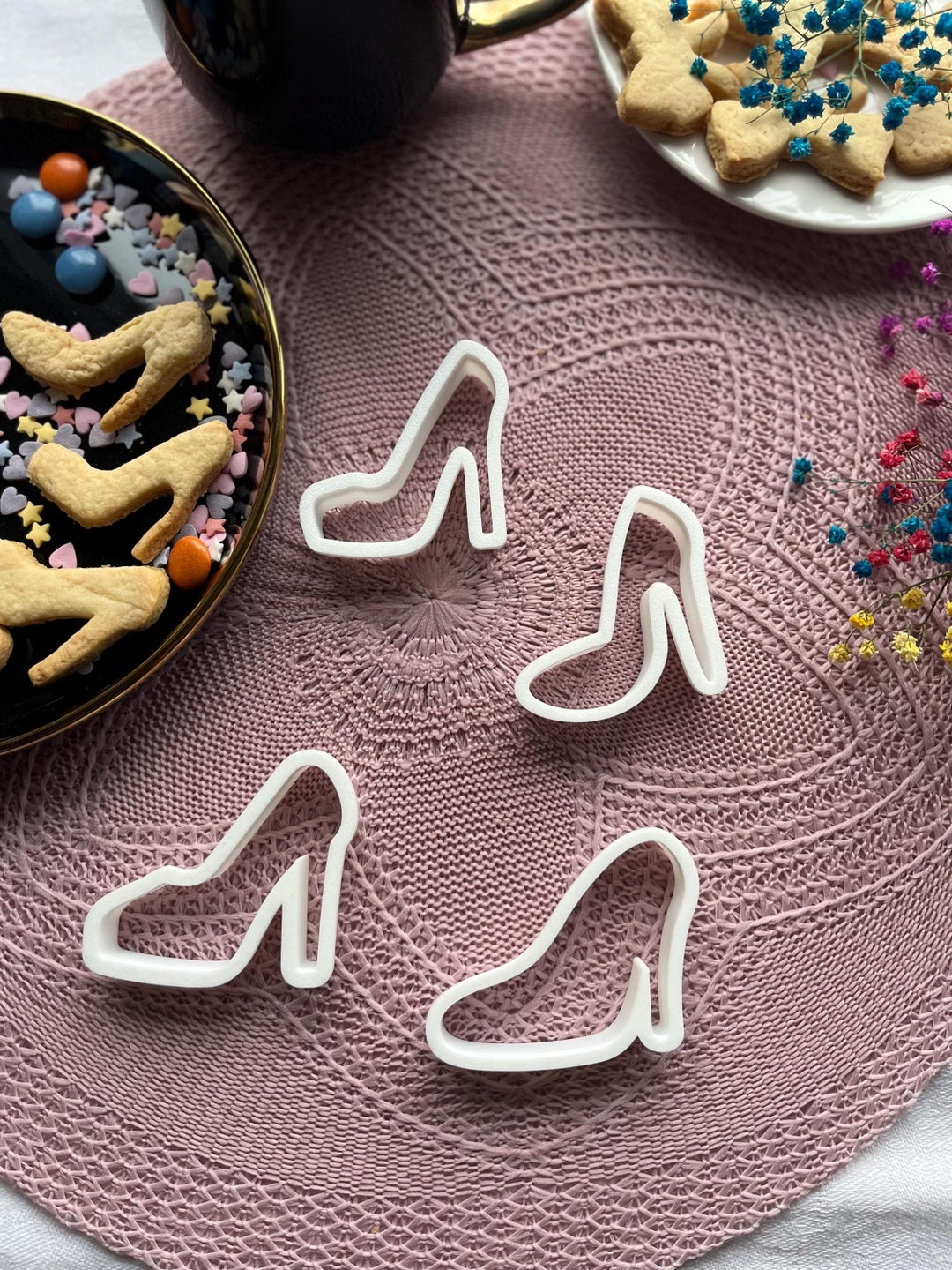 High Heel Cookie Cutter Set, Stiletto Shoe Cutter for Bachelorette ...