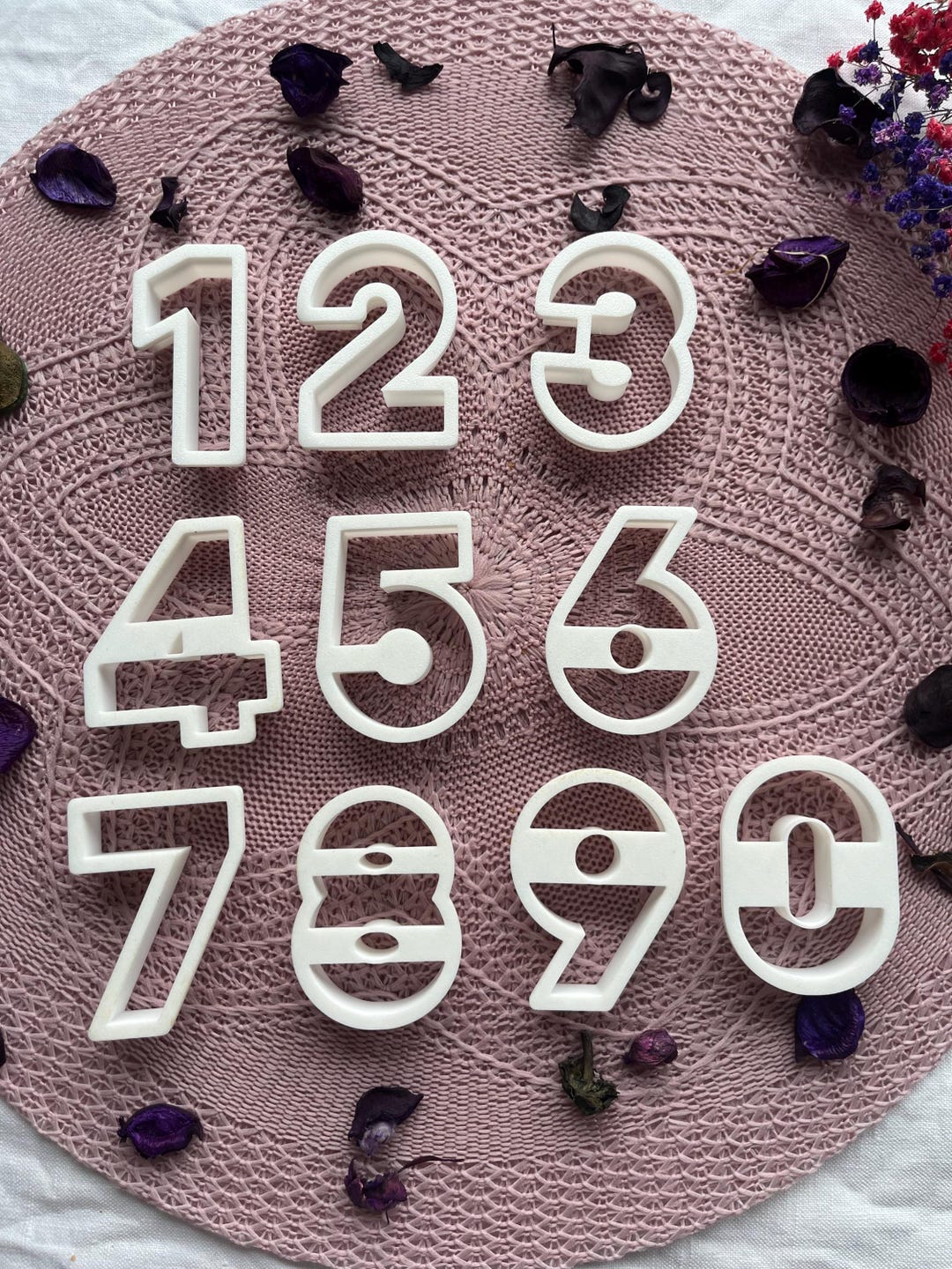 Numbers Cookie Cutters, Numbers Clay Cutter Tool, Birthday Cookie ...