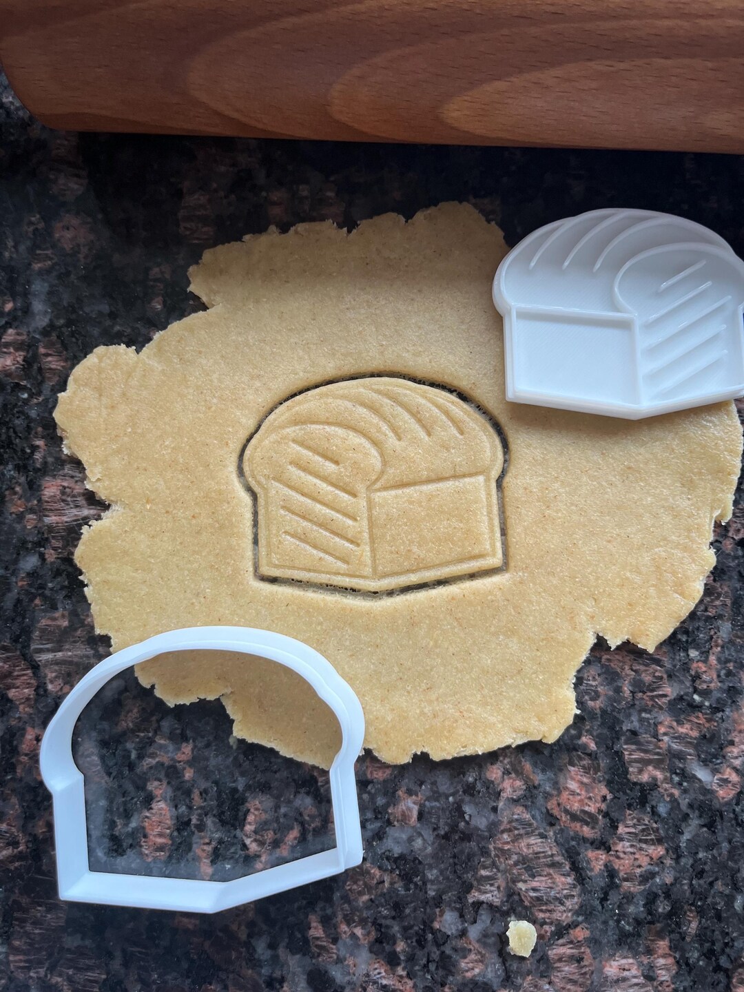 Bread Cookie Cutter, Toast Cookie Cutter, Food Baking Mold, Dough ...