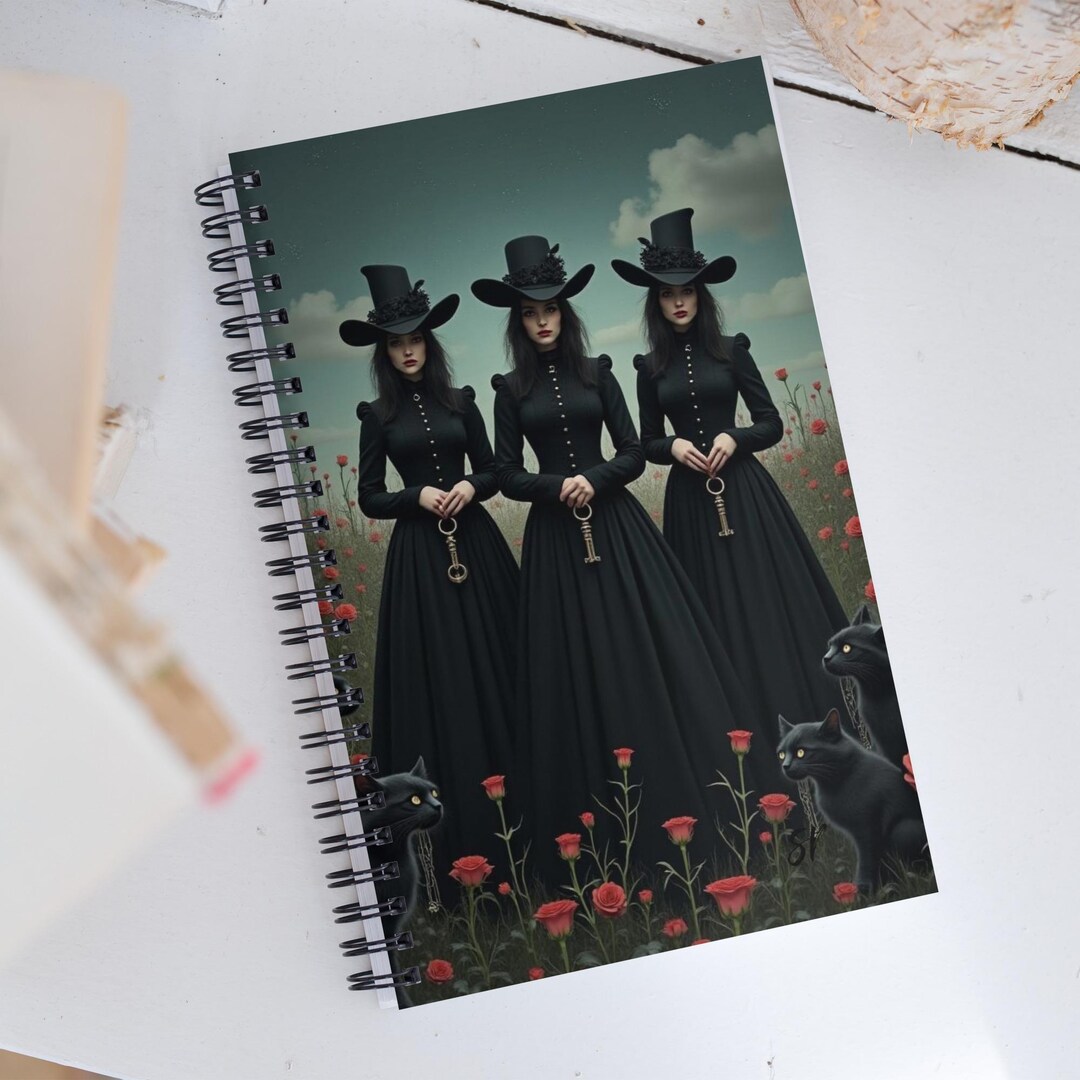 Witchy Spiral Notebook, Witchy Journal, Notebook, Book, Journal, Notes ...