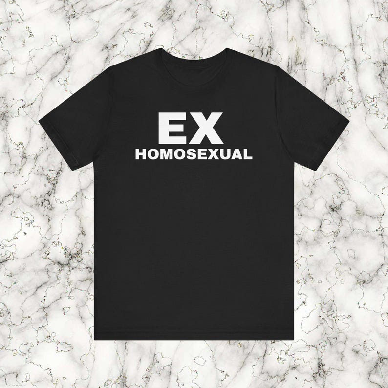 Ex Homosexual Offensive T Shirt Funny Offensive Meme Tee Inappropriate ...