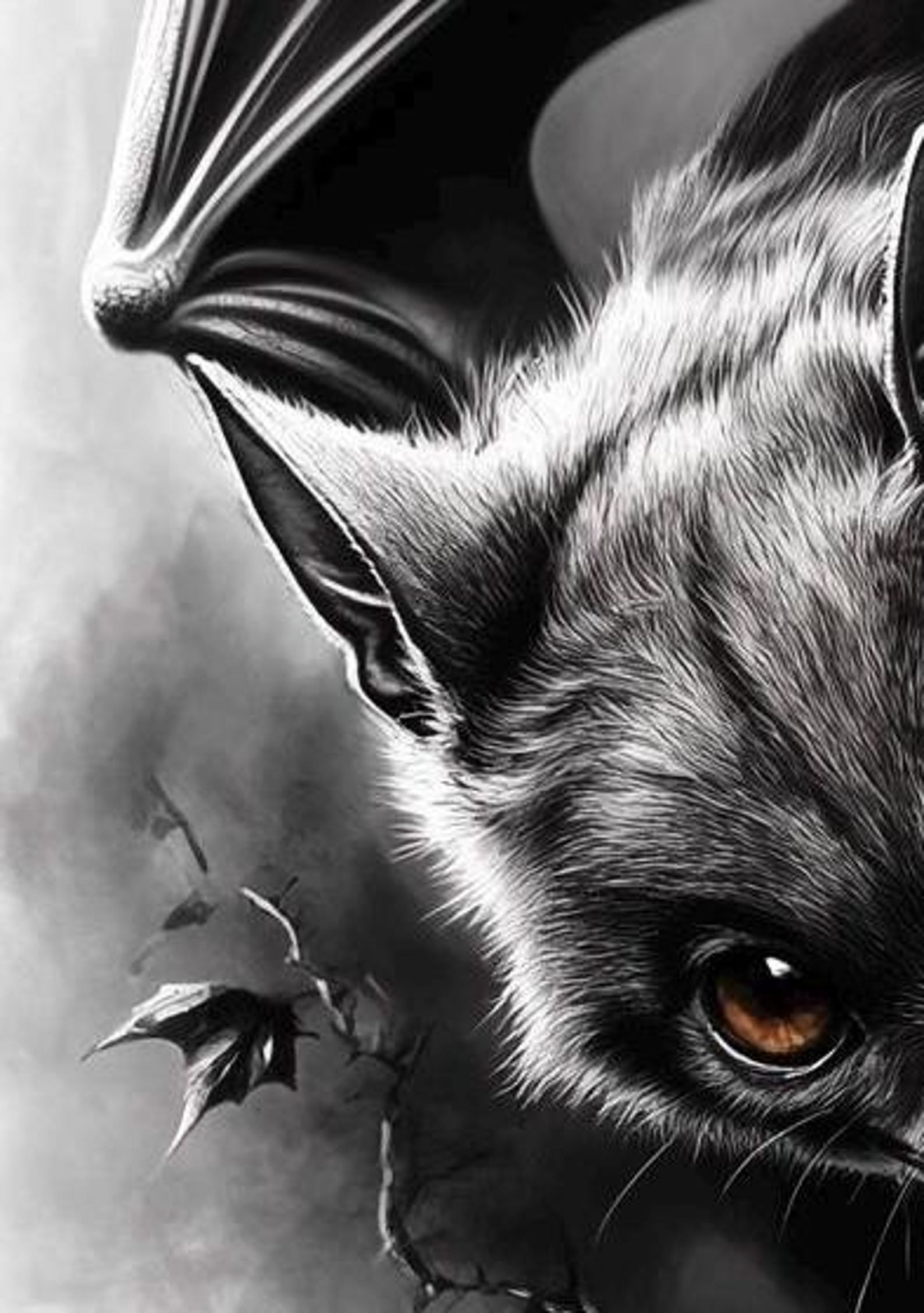 Bat Tattoo Sketch – High-resolution Digital Artwork - Etsy