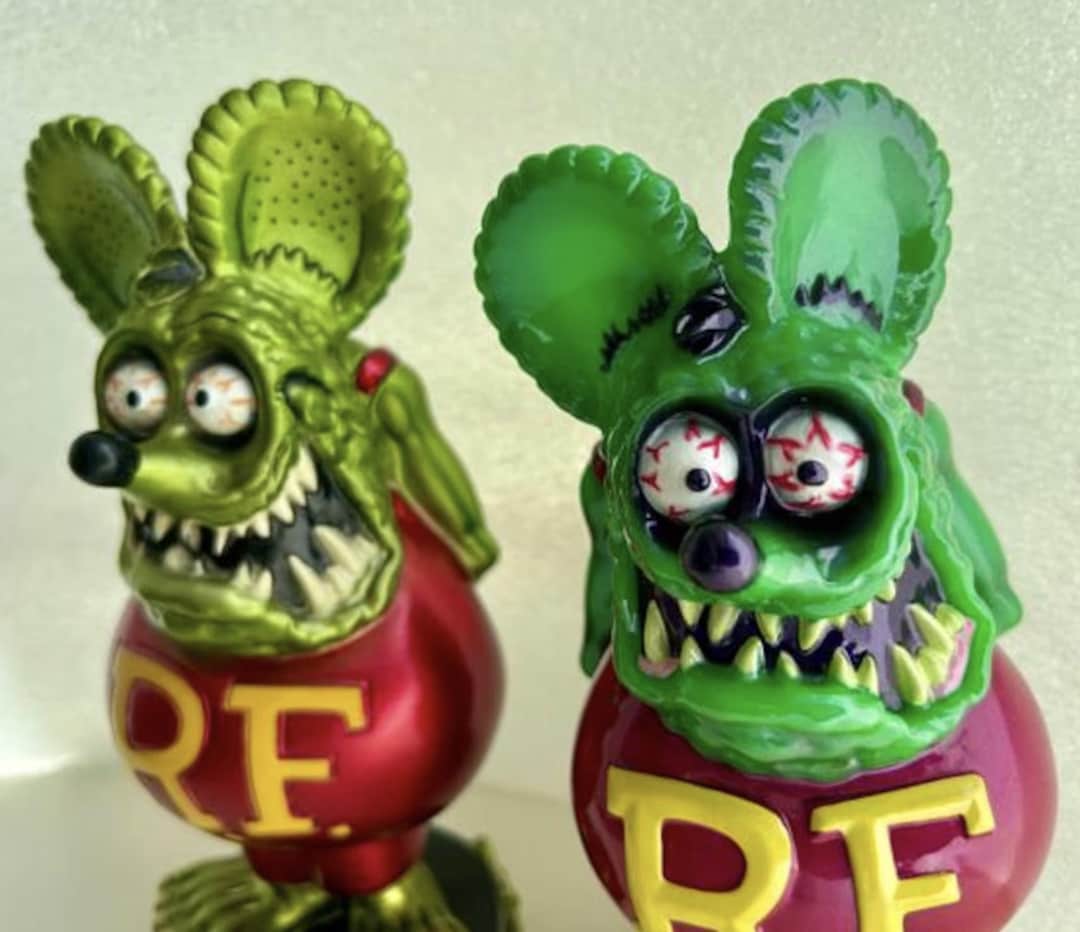 Rat Fink Funko Wacky Wobbler Ed Roth Bobble Head 2005 New in Box, Rat ...