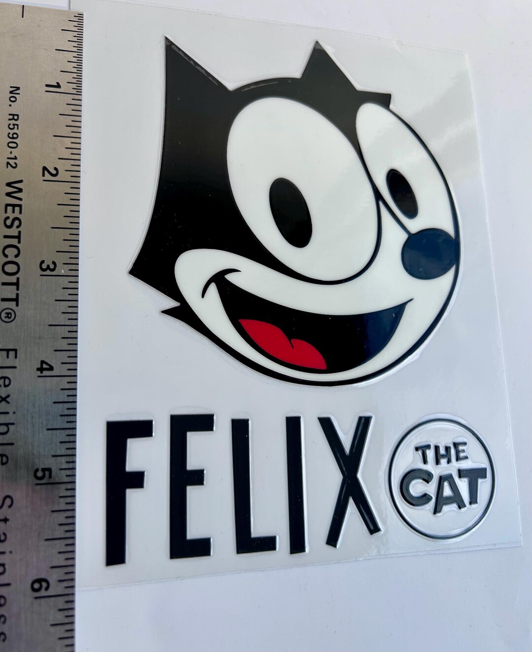 Felix the Cat Transfer Decal / Sticker - Large Felix the Cat Sticker ...