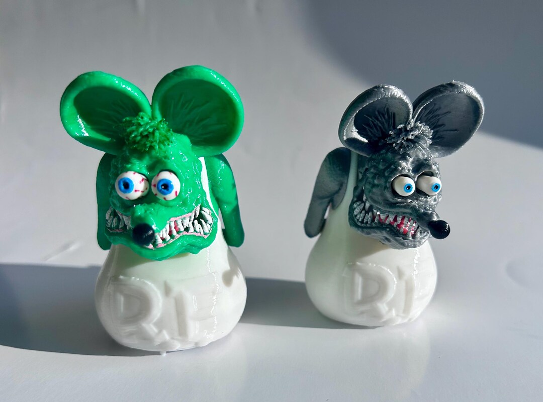 Rat Fink Mini Lamp, Rat Fink Tea Light, Desktop Rat Fink Mini Light ...