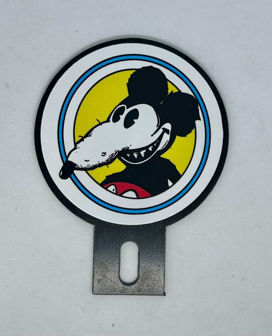 Mickey Rat License Plate Topper, Rat Fink Plate Topper, Hot Rod Plate ...