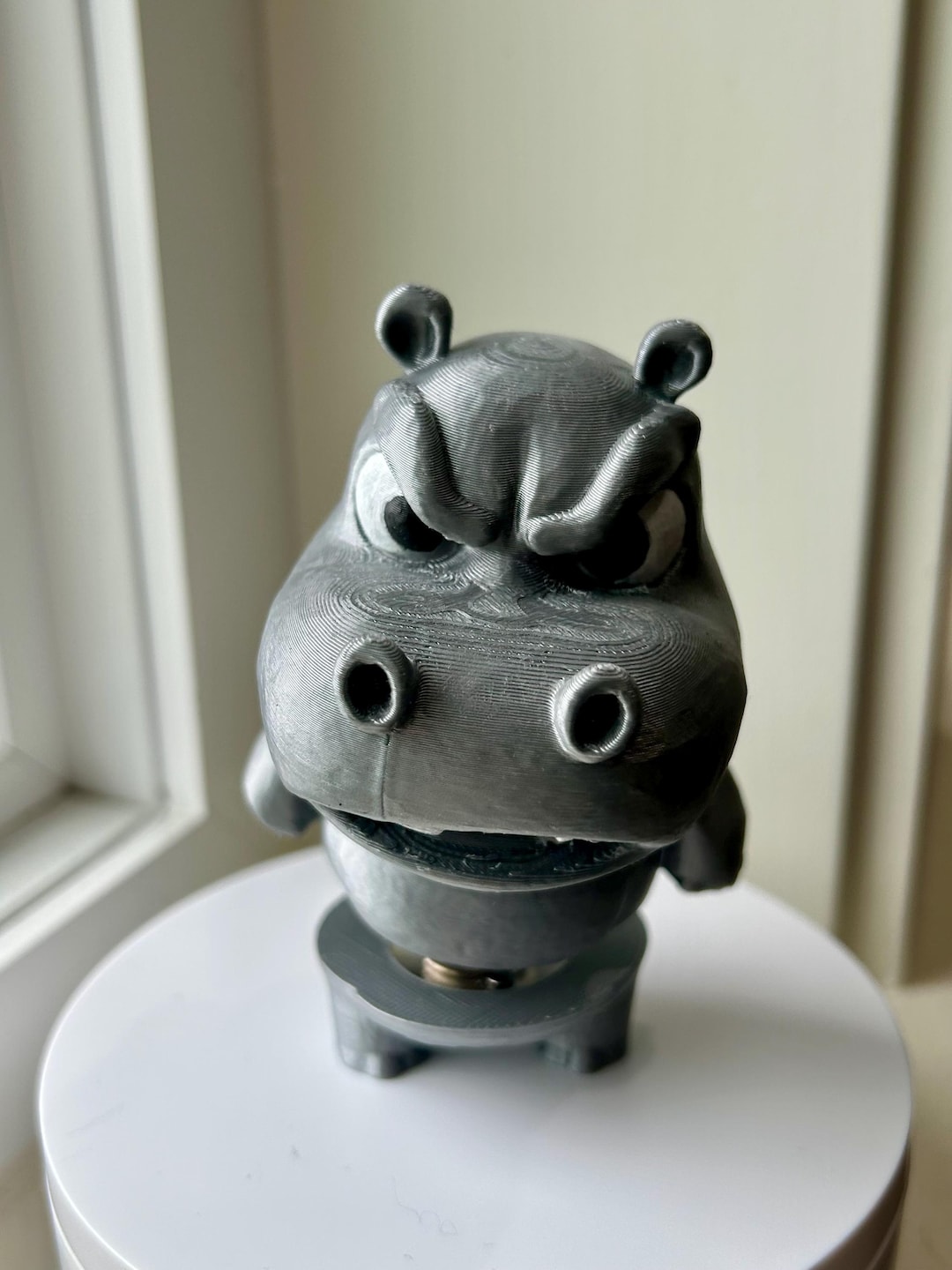Hippo Bobblehead, Angry Hippo Bobble Head, Cute Hippopotamus Bobble ...