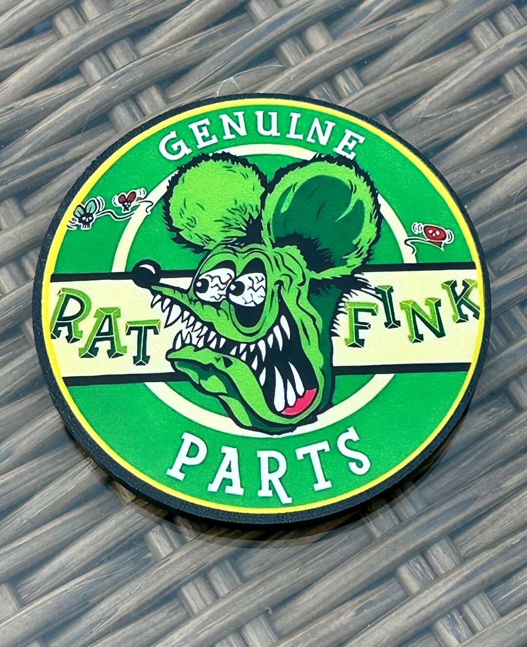 Rat Fink Fridge Magnet, Ed Roth Big Daddy Rat Fink Magnet, Large Rat Fink Magnet, Hot Rod Rat ...