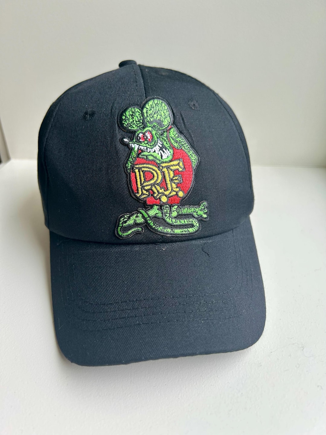 Rat Fink Baseball Cap With Embroidered Crest, Ed Roth Big Daddy Rat ...