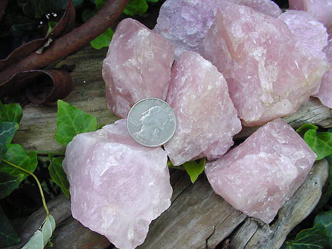 Rose Quartz Piece Natural Raw Pink Love Stone Specimen | Etsy