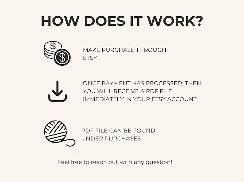 Crochet Pattern Writing Checklist | Digital Download | PDF for ...