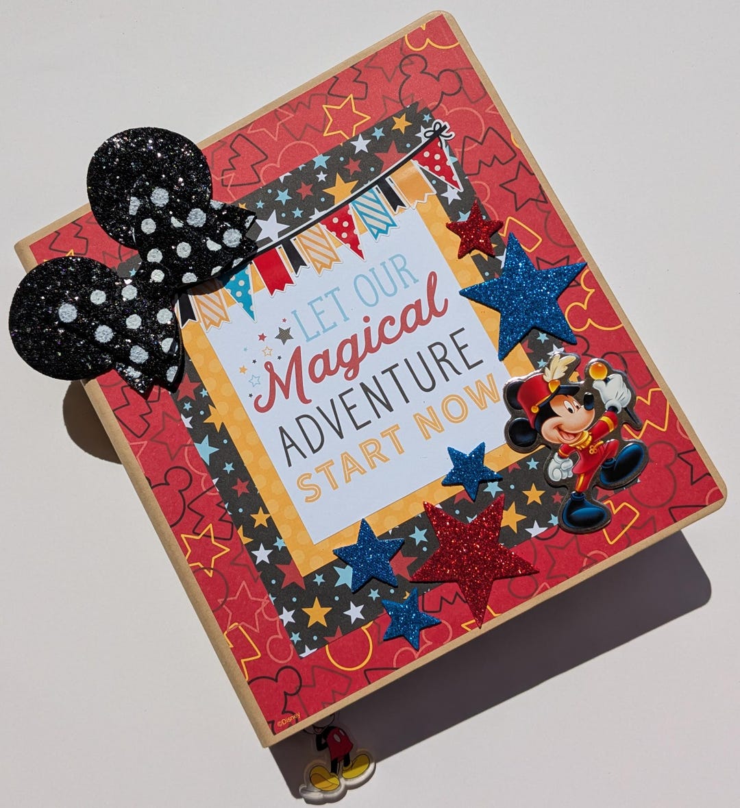 Disney Premade 3 Ring Binder Album, Photo Album, Autograph, Vacation ...