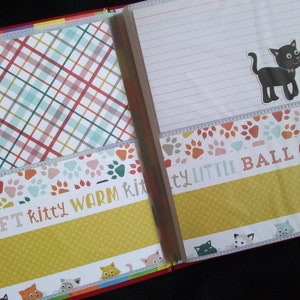 All About Cat Premade Scrapbook Album Journal Album - Etsy