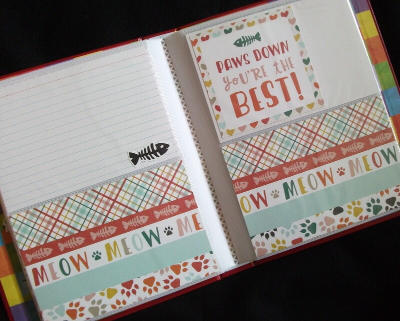 All About Cat Premade Scrapbook Album Journal Album - Etsy