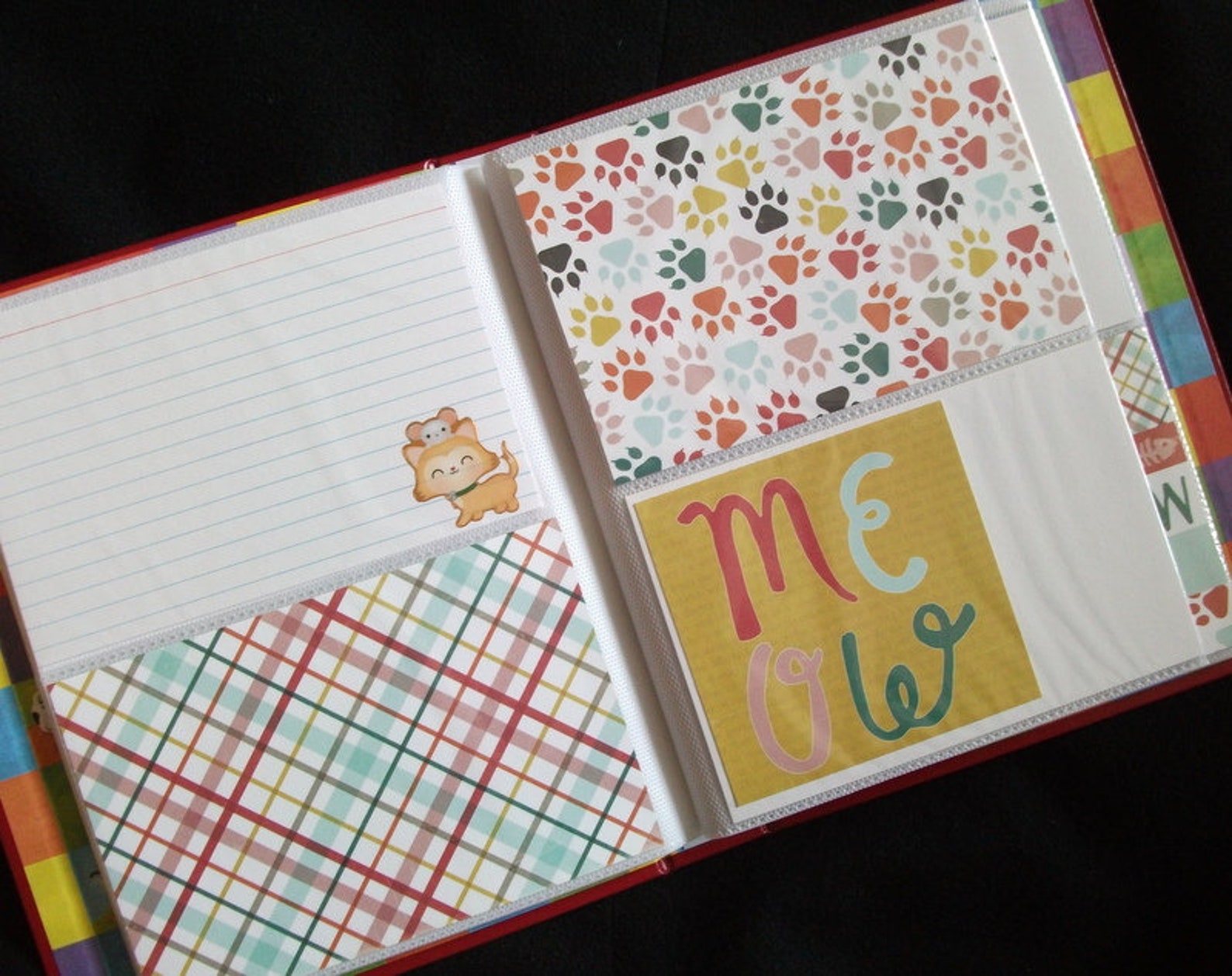 All About Cat Premade Scrapbook Album Journal Album - Etsy