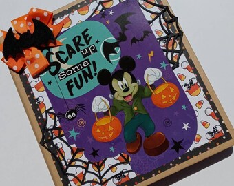 Disney Halloween Mickey's Not so Scary Premade Photo Album | Etsy