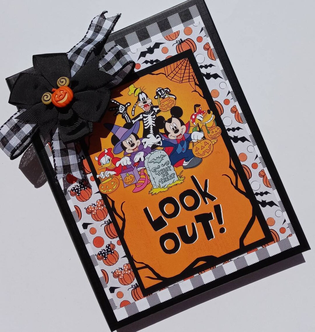 Disney Mickey's Not so Scary Halloween Premade Photo Album - Etsy
