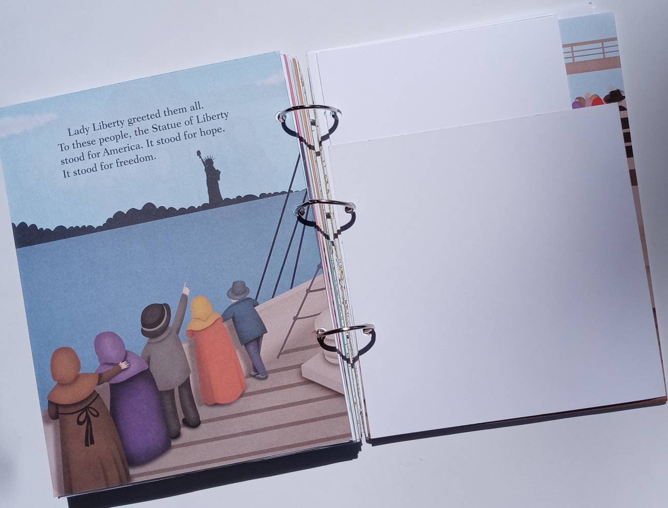 Little Golden Book the Statue of Liberty Journal - Etsy