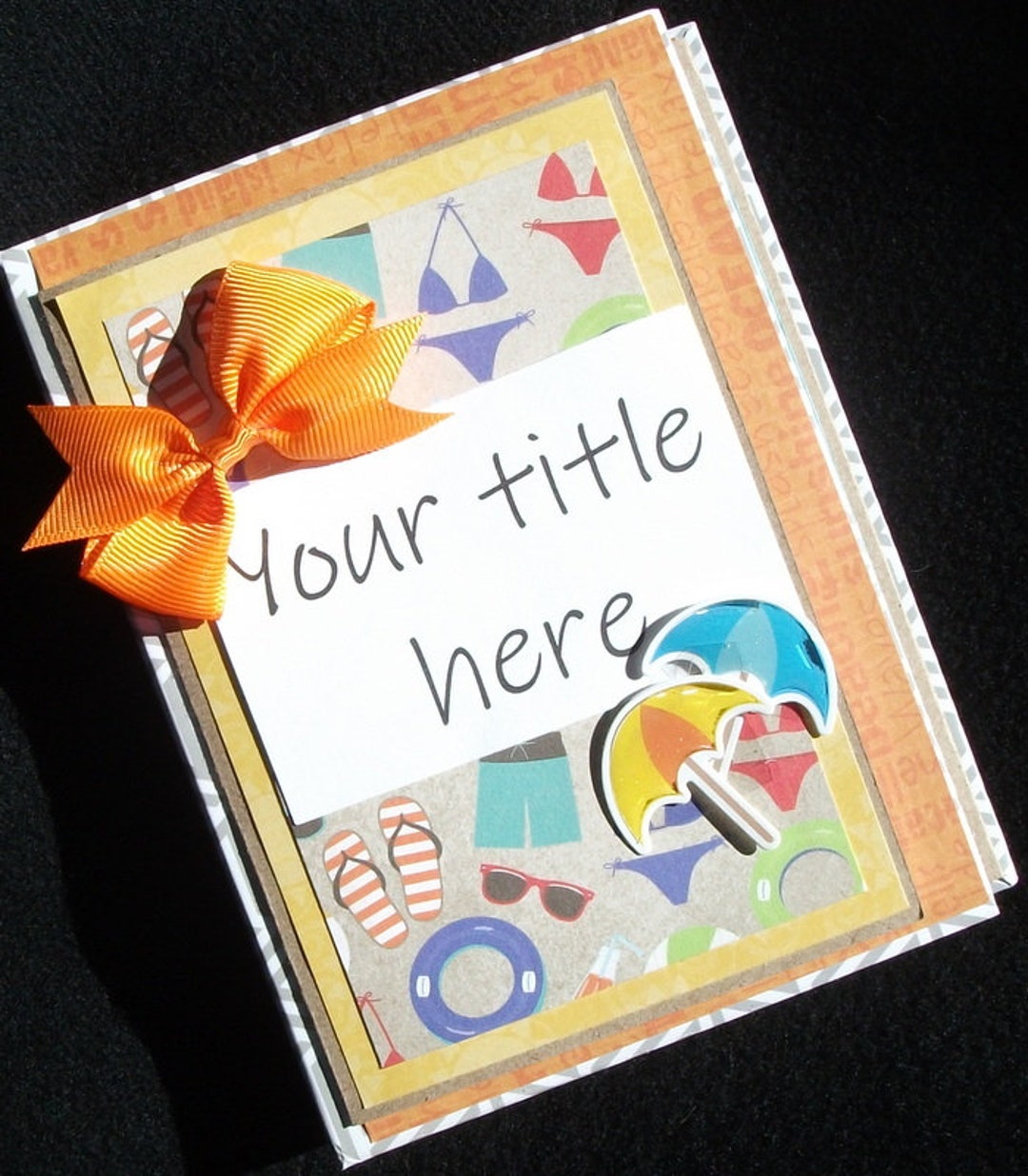 Personalized Beach 4x6 Premade Scrapbook Album - Etsy