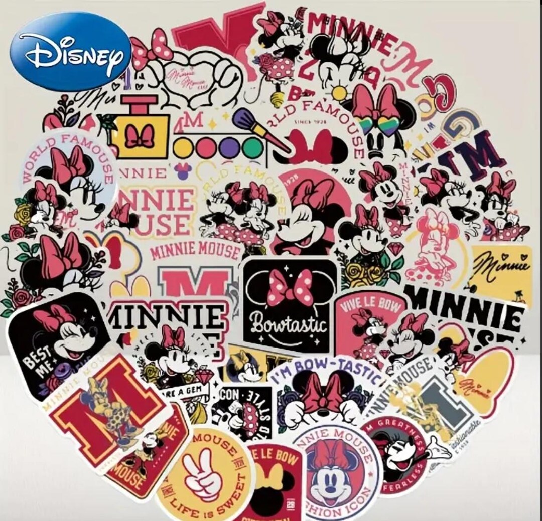 Set of 50 Disney Minnie Mouse Stickers, Planners, Journal, Autograph ...