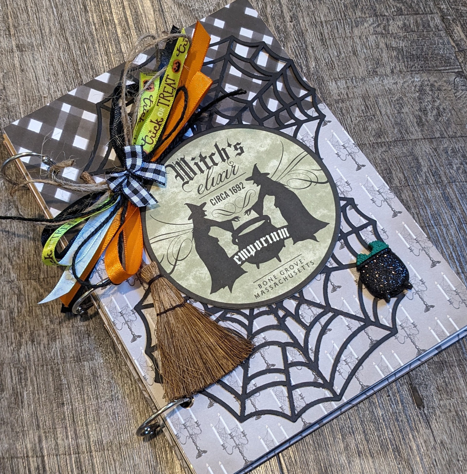 Halloween Premade Junk Journal, Photo Album - Etsy