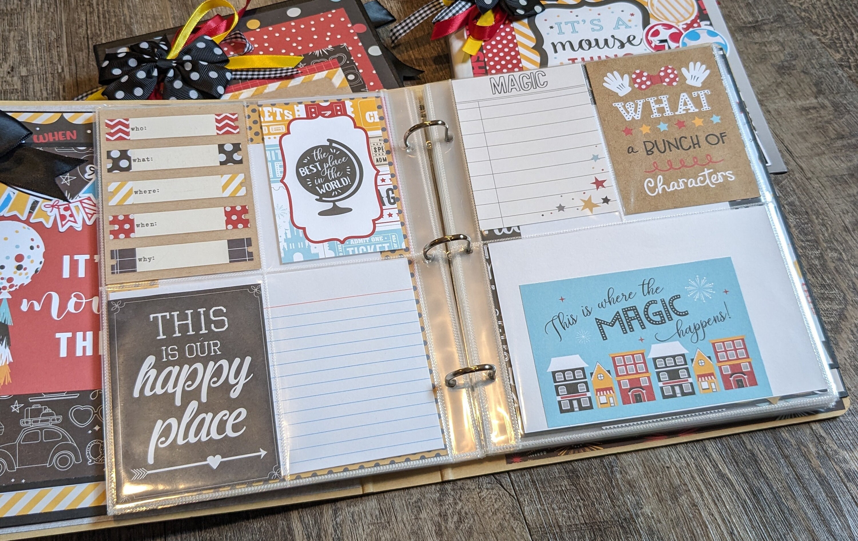 Disney Premade Scrapbook Binder Album - Etsy