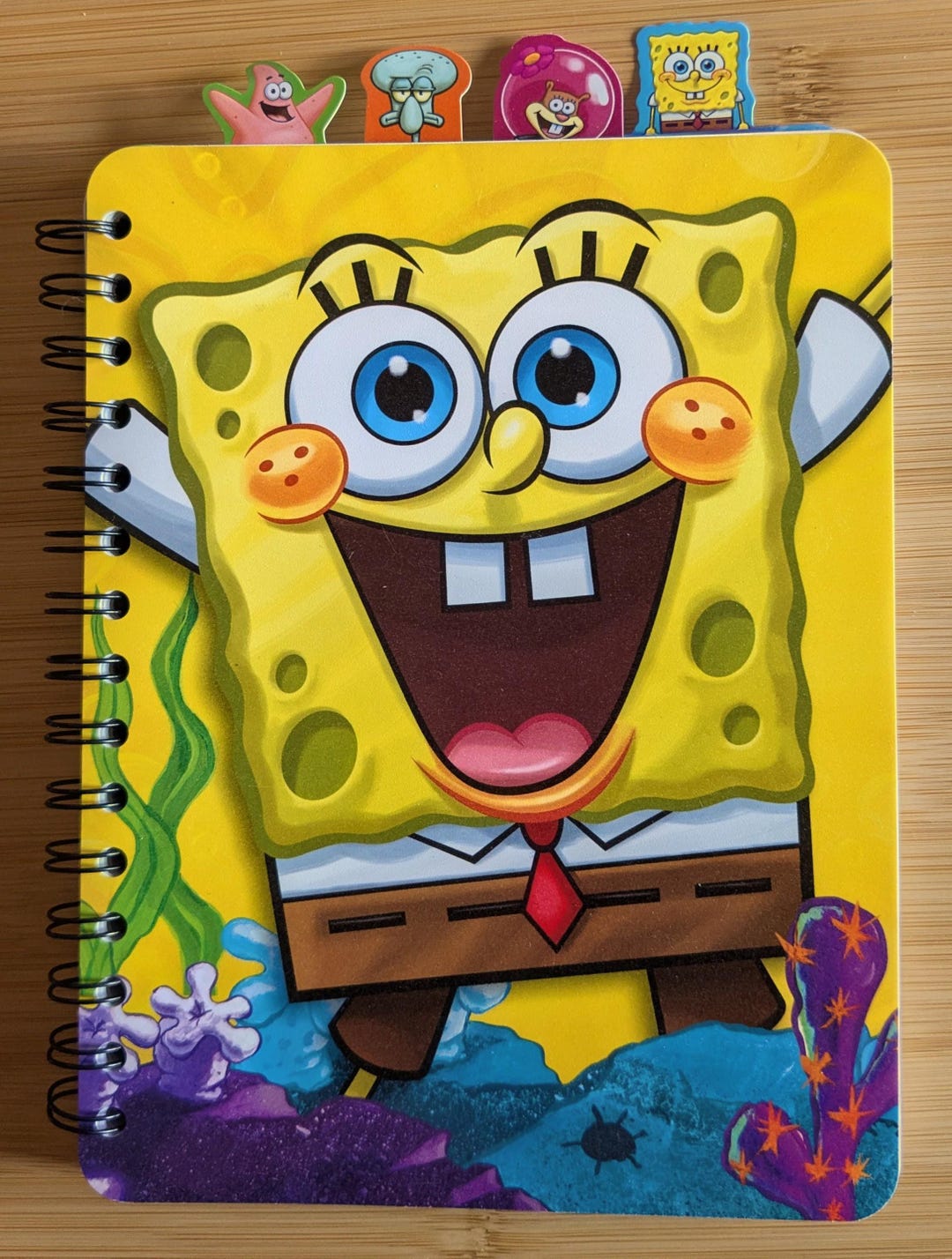 Spongebob Premade Tabbed Journal - Etsy