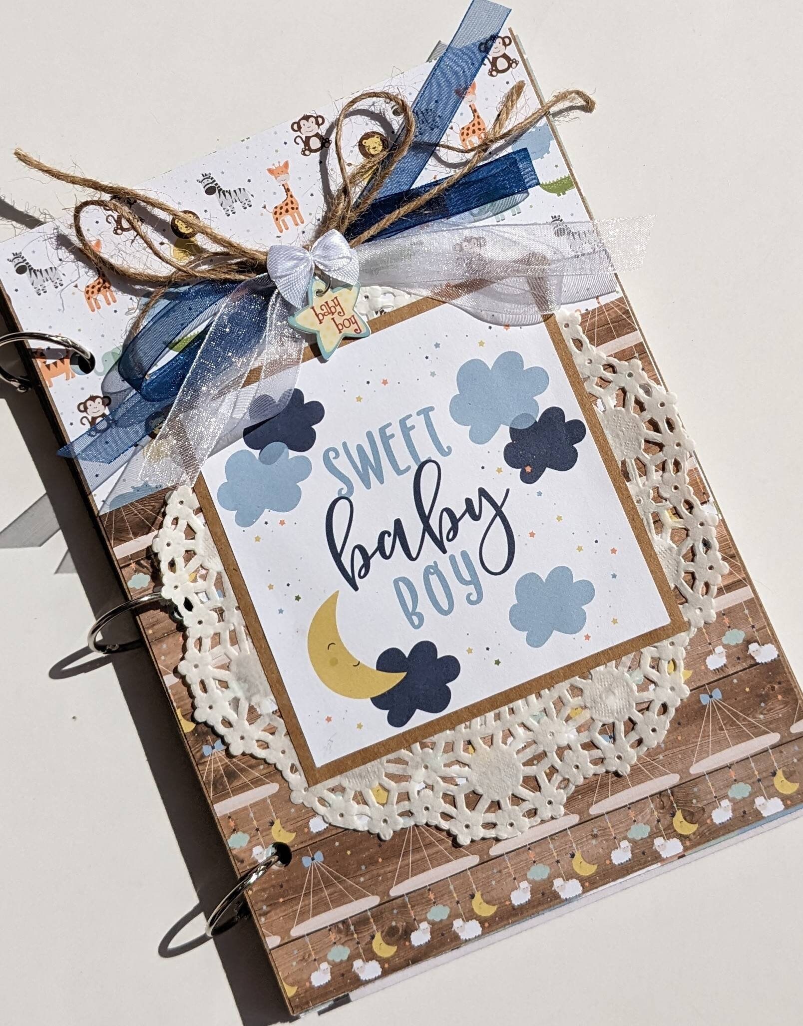 Welcome Baby Boy Premade Baby Book Journal - Etsy