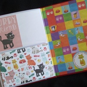 All About Cat Premade Scrapbook Album Journal Album - Etsy