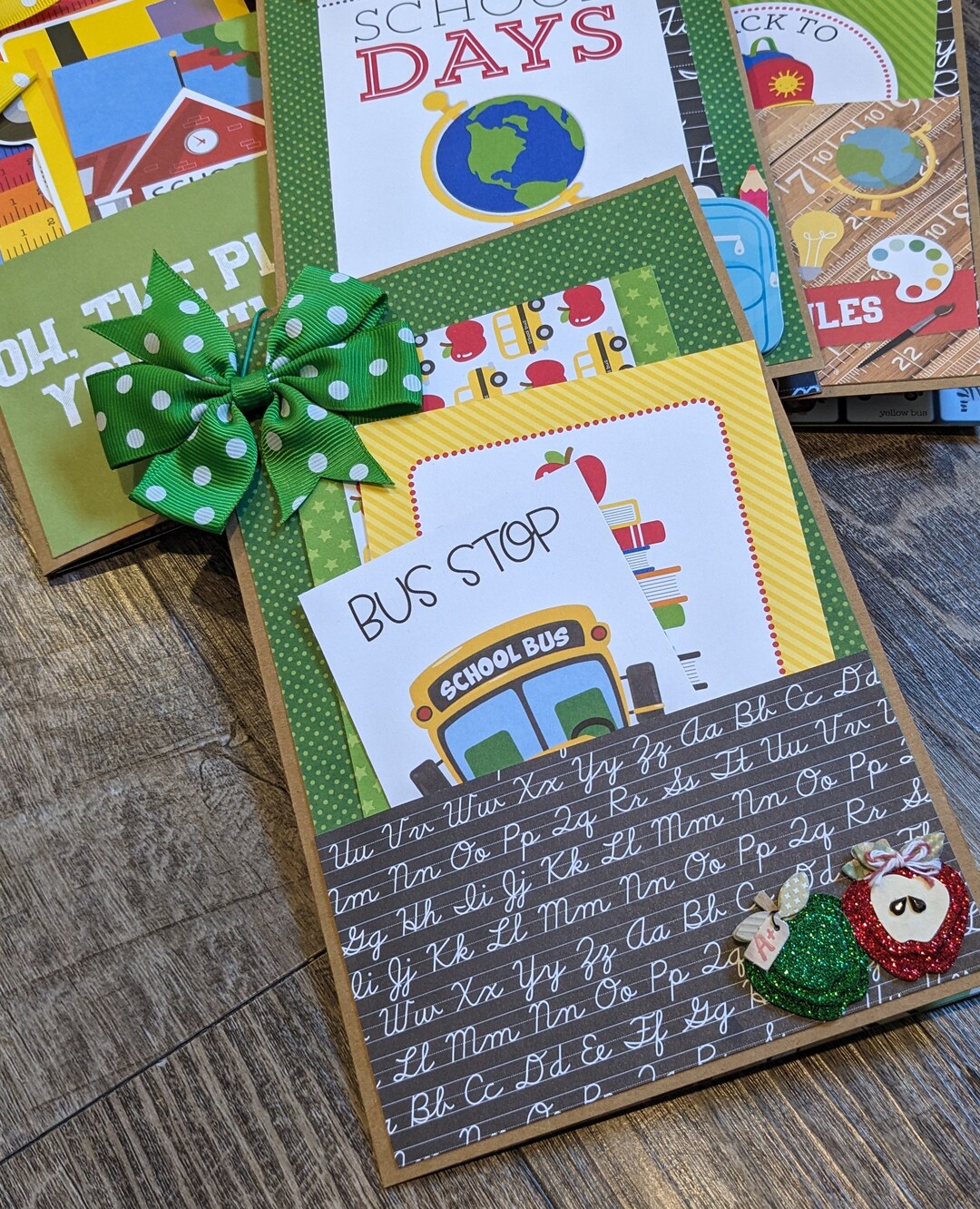 School Premade Junk Journal Kit, Planners, Back to School, Teacher ...