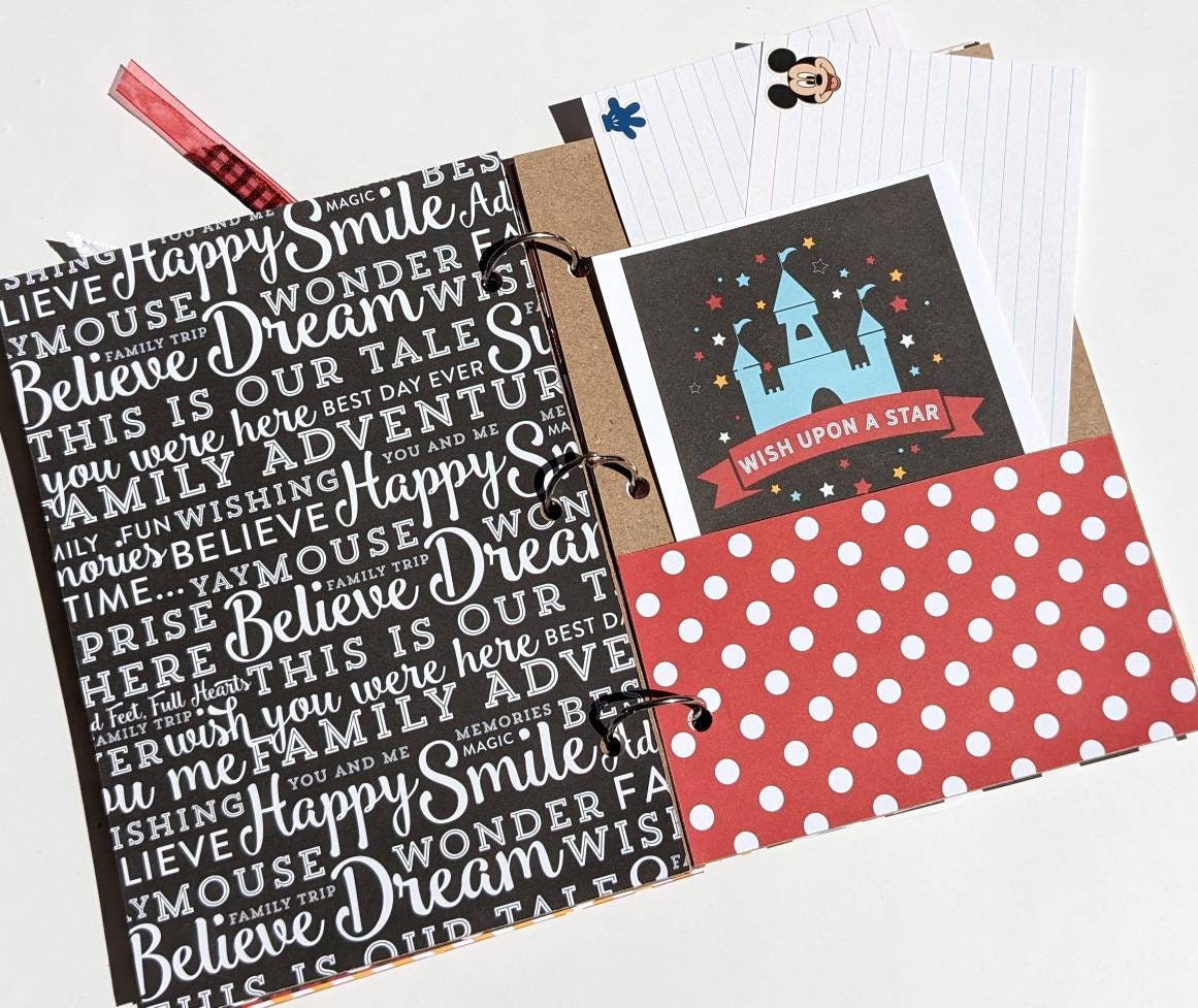 Disney Vacation Premade Junk Journal - Etsy