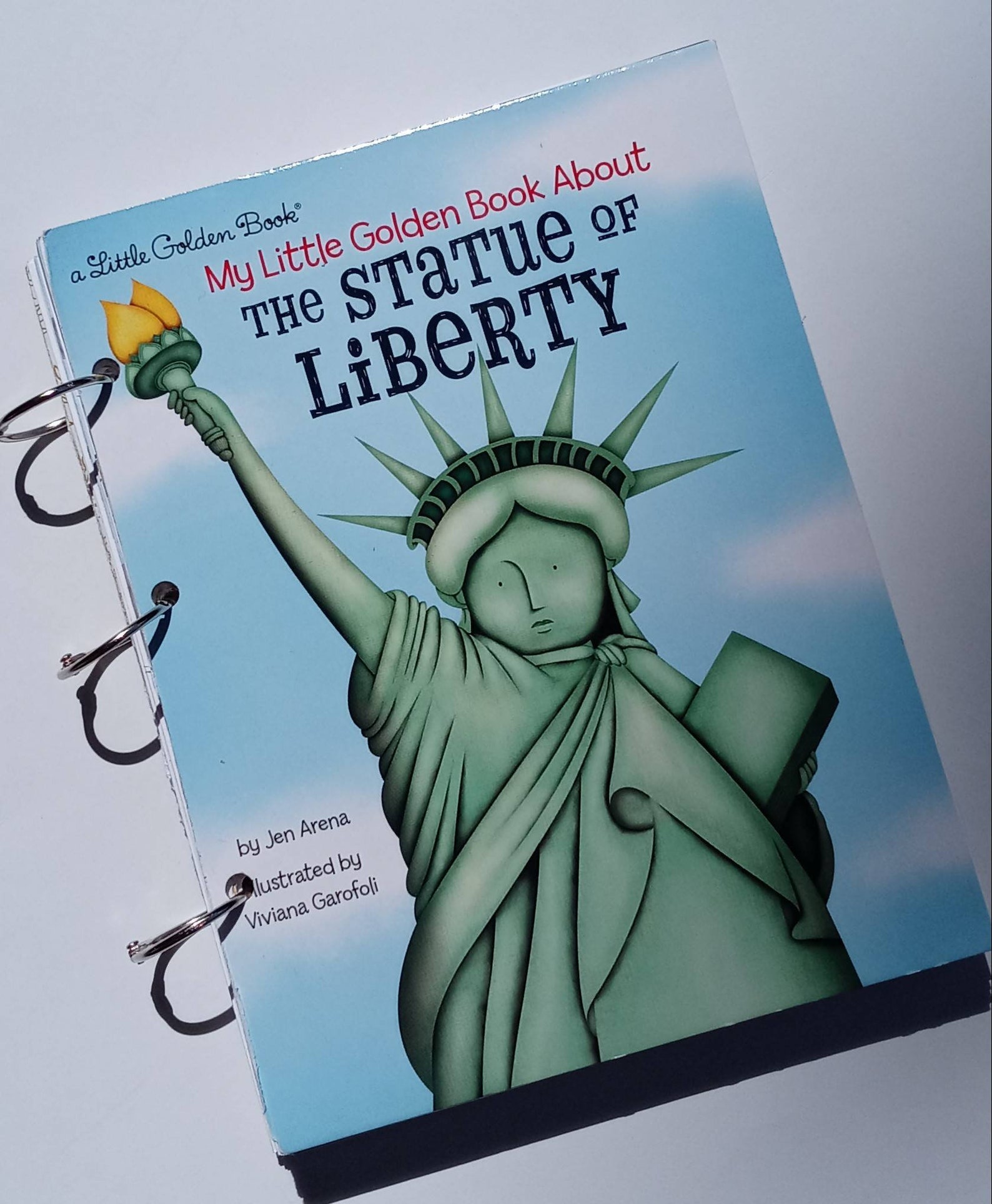 Little Golden Book the Statue of Liberty Journal - Etsy