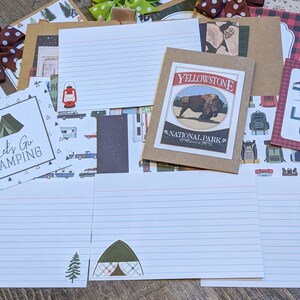 Camping Premade Junk Journal Kit, Planners, DIY Kit, Paper Crafting Kit ...