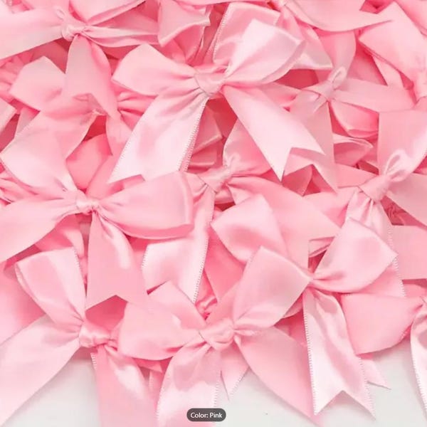 Large Pink Bows - Etsy