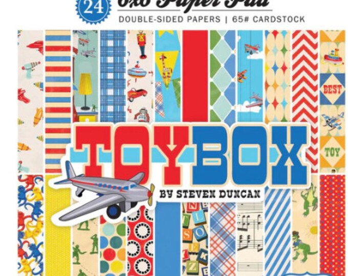 Carta Bella 6x6 Toy Box Double Sided Scrapbook Papers - Etsy