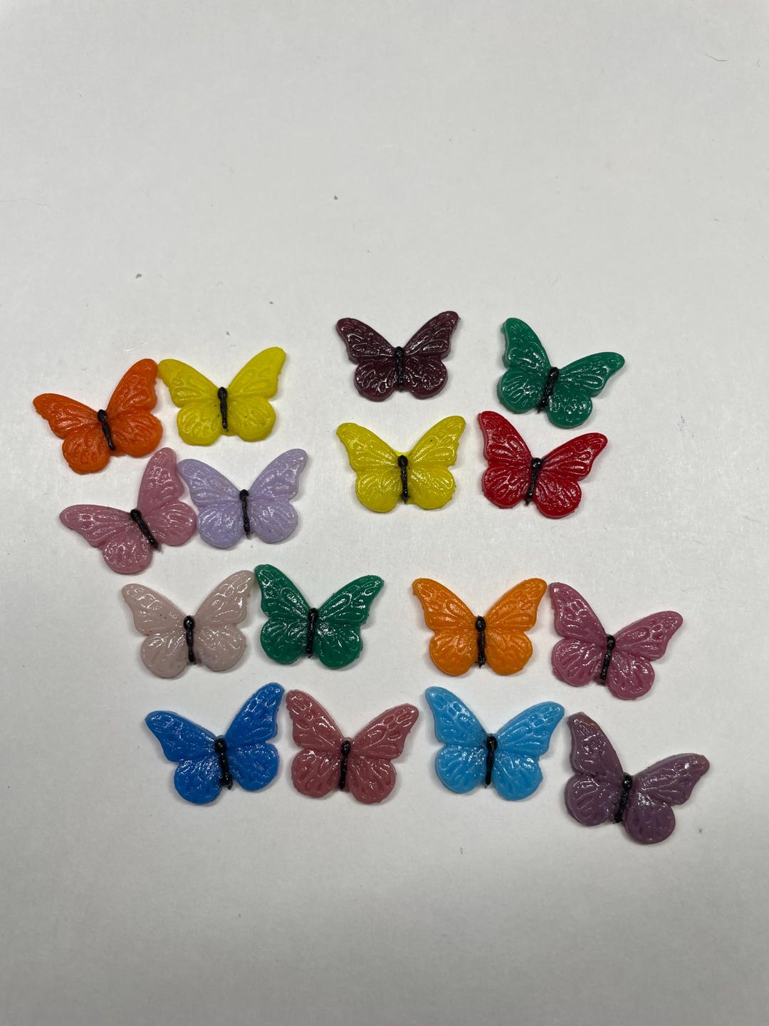 90 COE Freeze and Fuse Butterfly Fused Glass Embellishment Mosaic ...