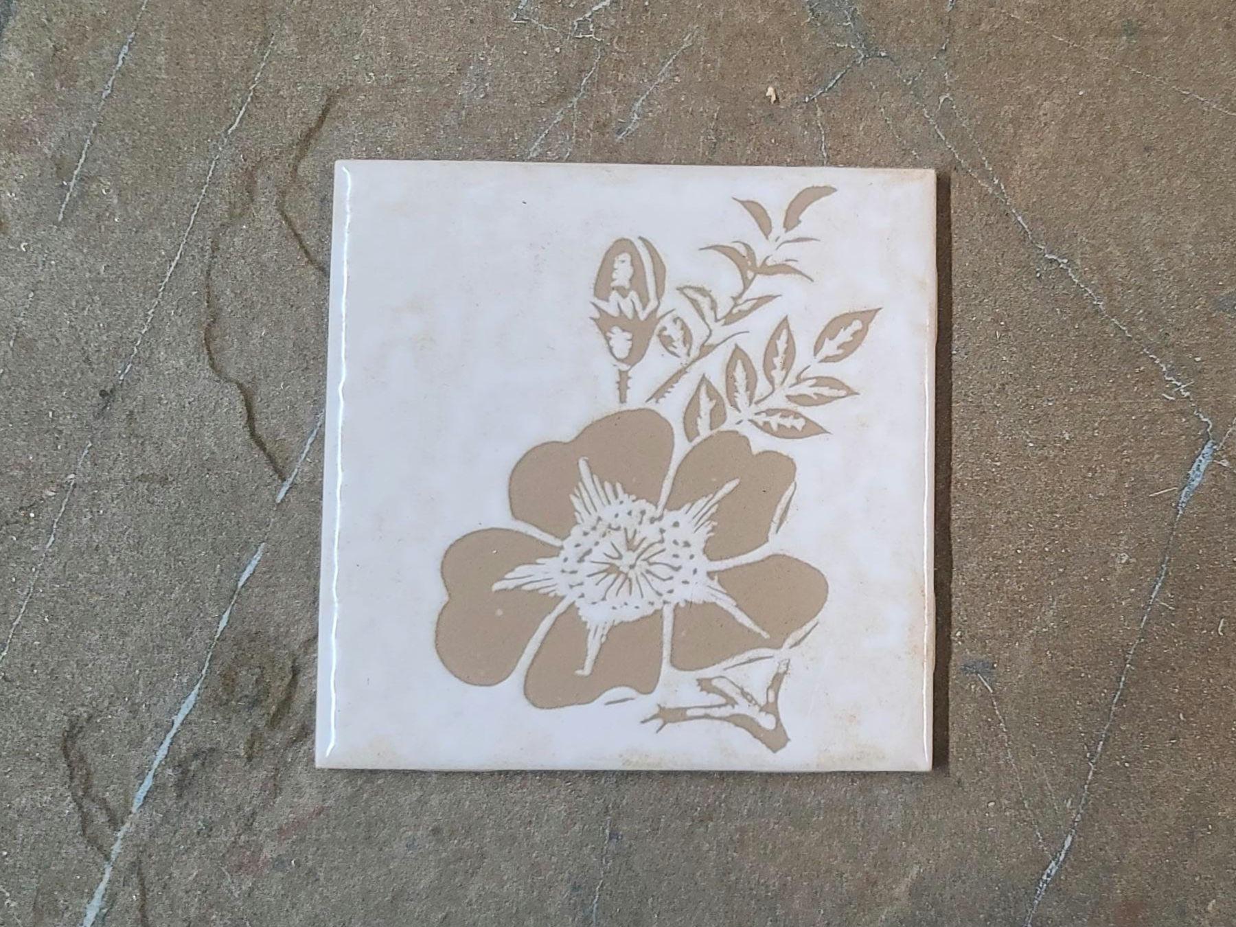 Vintage 1980s Provencal Tile: 4x4 in Decorative Accent - Etsy