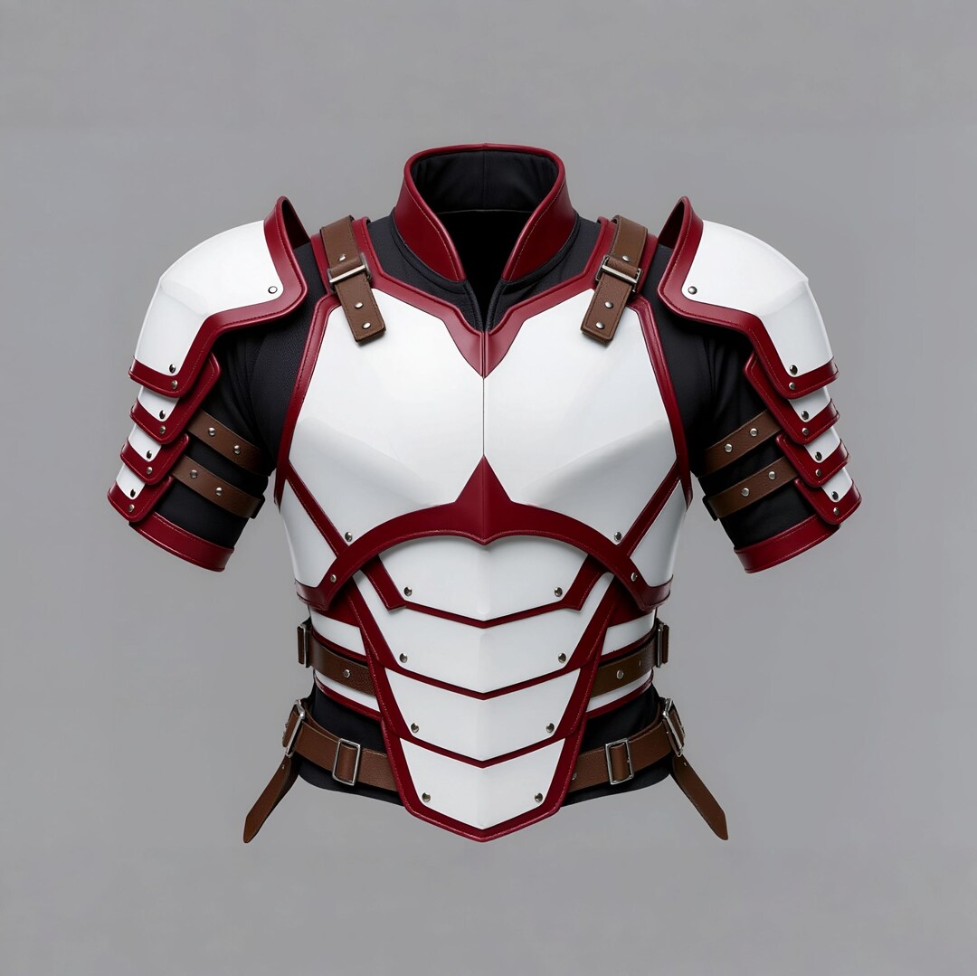Handmade Leather Chest Armor for Men | Medieval LARP | Fantasy Cosplay ...