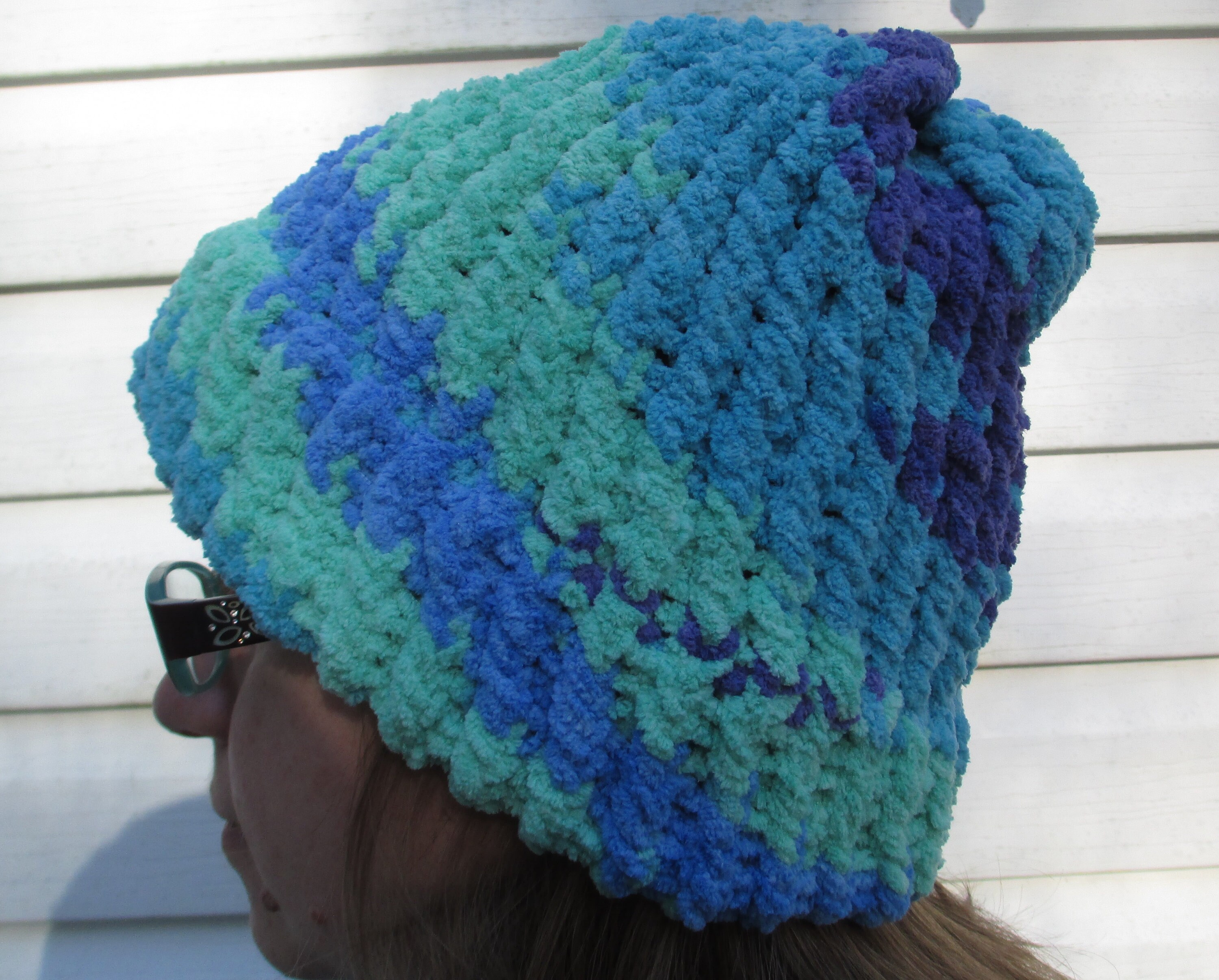 Hat Soft Hat Beanie Warm Hat Winter Hat Blue Hat Pretty | Etsy