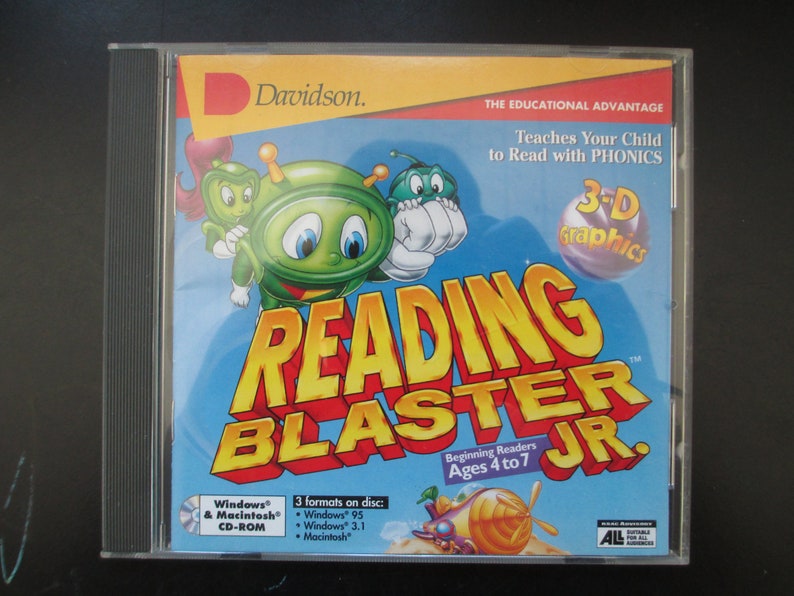 Math Blaster Jr. and Reading Blaster Jr. BUNDLE Vintage Kids - Etsy