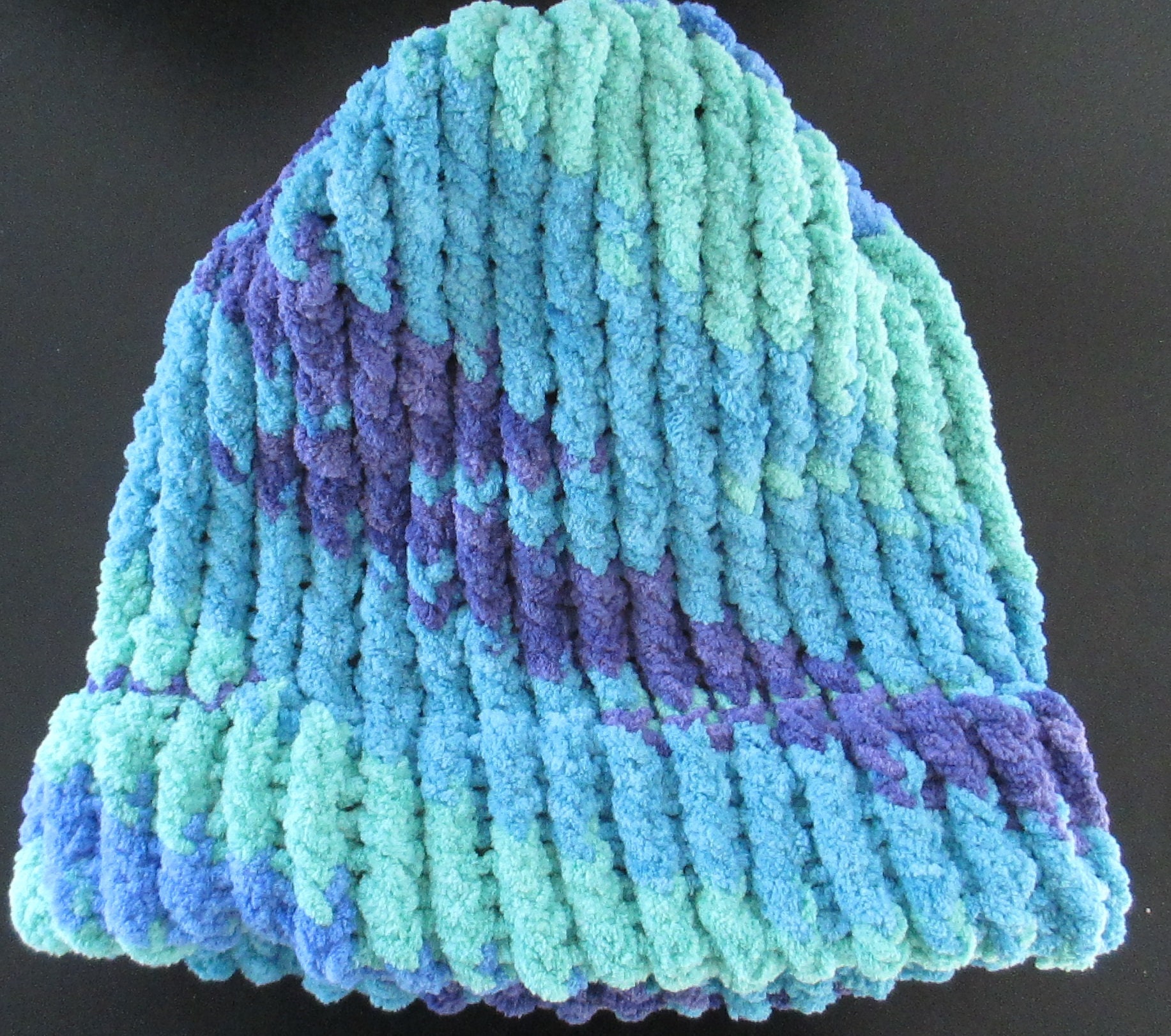 Hat Soft Hat Beanie Warm Hat Winter Hat Blue Hat Pretty | Etsy