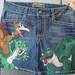 Land Before Time, Cartoon Jeans, Custom Jeans, Hand Drawn Jeans, Custom ...